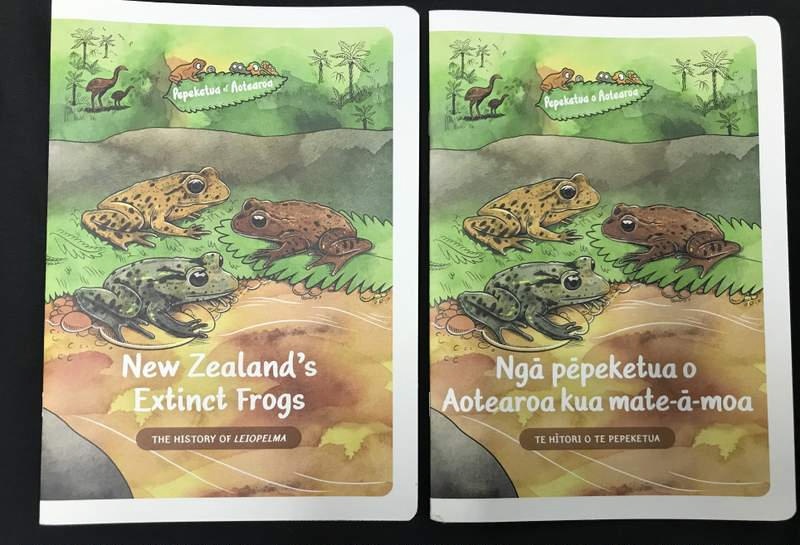 Booklet, New Zealand’s Extinct Frog; Hadley Muller and Tobia Dale; 2024 ...