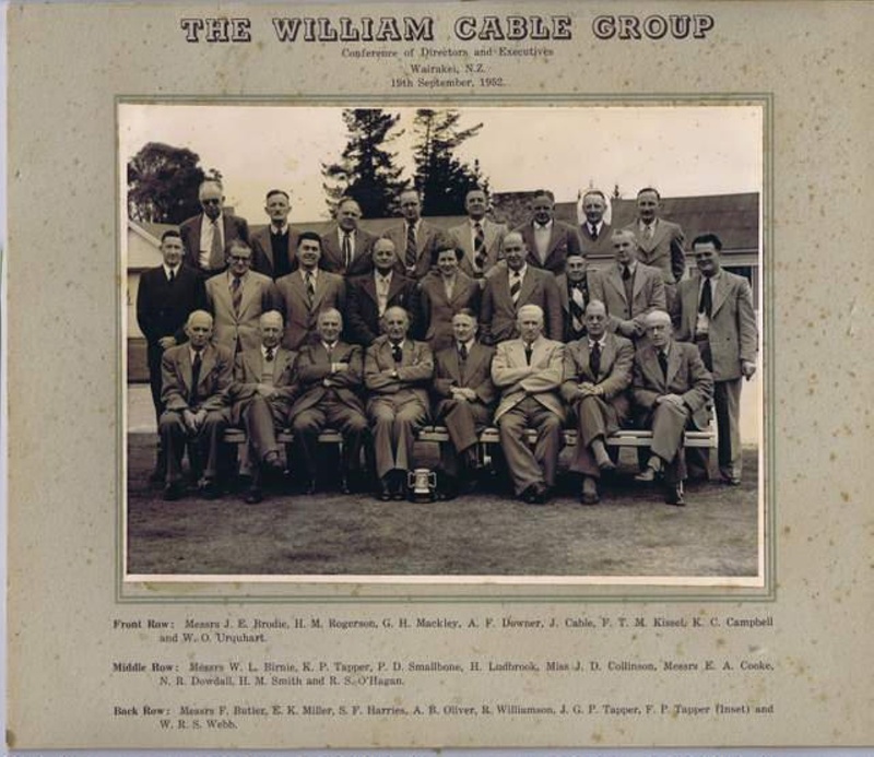 Photograph, William Cable group; A & G Price Ltd; 1952; 2019.001.0023 ...