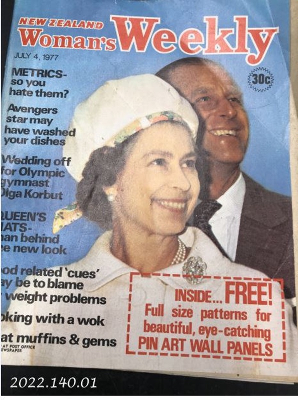 Magazine. Queen Elizabeth II; New Zealand Woman’s Weekly; 1977; 2022. ...
