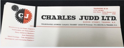 Paper, Letterhead Judd’s; Chas Judd Ltd; 2022.060.02 | eHive
