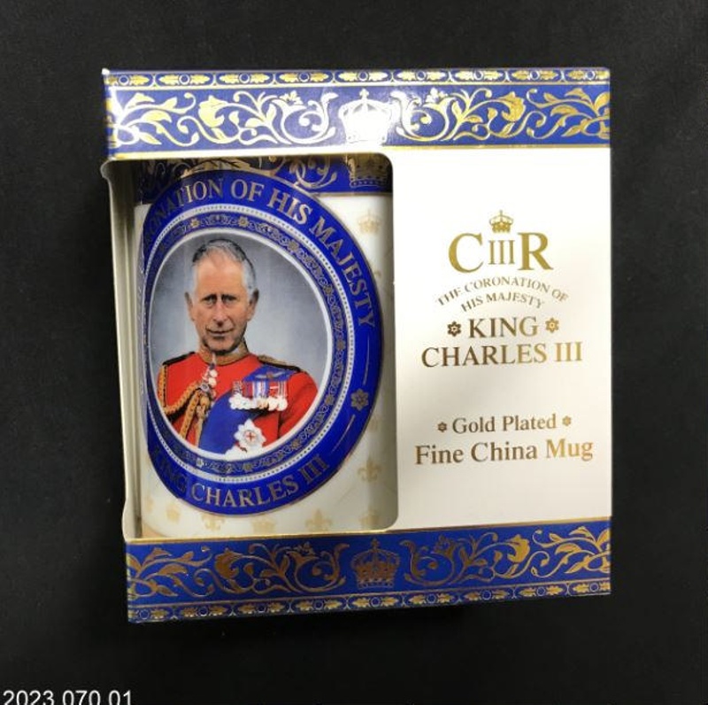 Mug, King Charles III; Elgate Products Ltd; 2023; 2023.070.01 | eHive