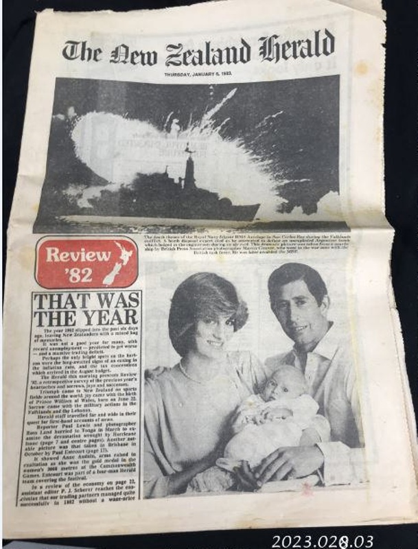 Newspaper, Review ’82; The New Zealand Herald; 6 January 1983; 2023.028 ...