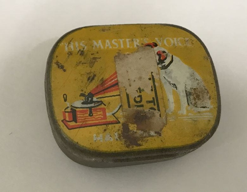 Tin, His Master's voice; His Master's Voice; 2021.252.02 | eHive