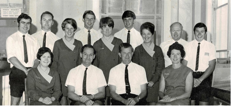 Photograph, Thames Bank Staff; Bank of New Zealand; 1970s; 2024.035.04 ...