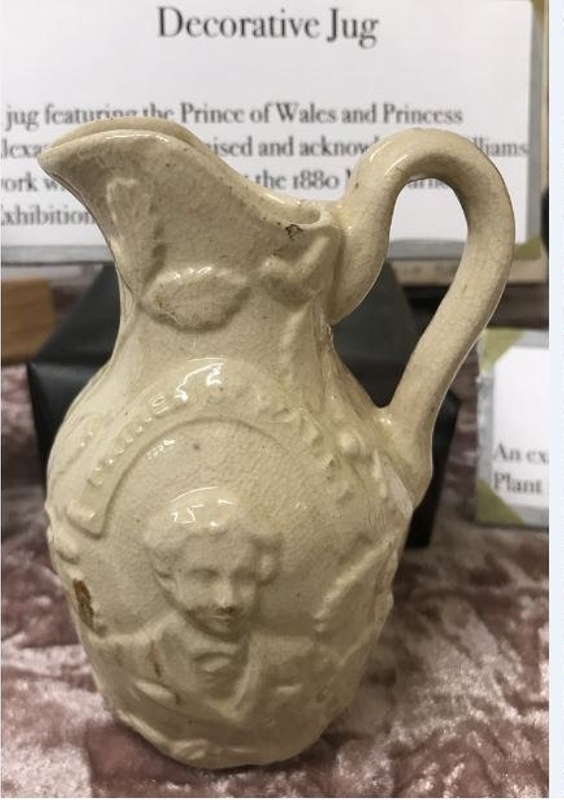 Jug, pottery; William Plant; 2016.14 | eHive
