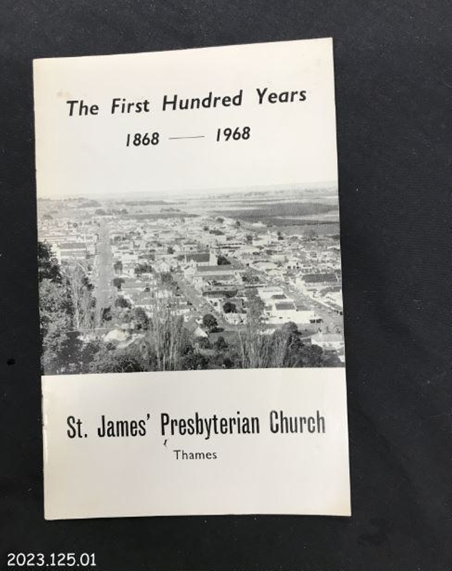 Book, The First hundred years; St James Church; 1968; 2023.125.01 | eHive