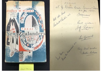 Book, These New Zealanders; Robin W Winks; 1955; 2021.224.01 | eHive