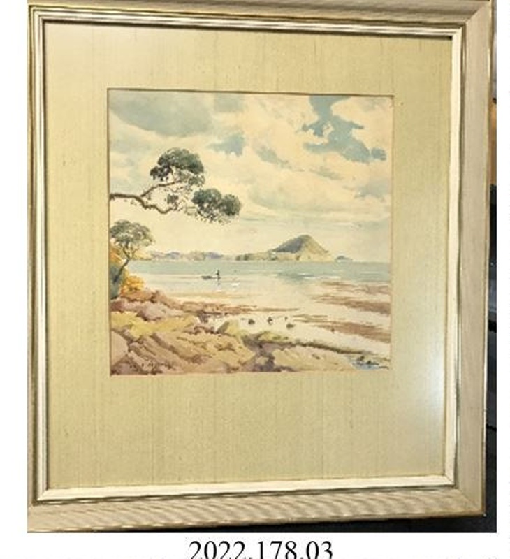 Watercolour, framed; Herbert E Rogers; 1937; 2022.178.03 | eHive
