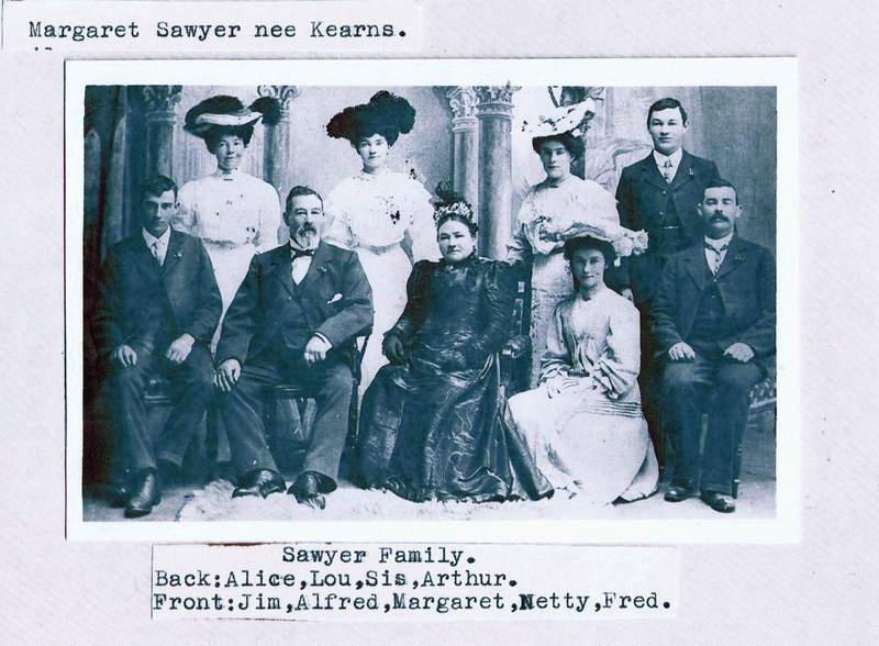 Photograph, formal portrait, Sawyer family; unknown; 1900s; 2019.001. ...