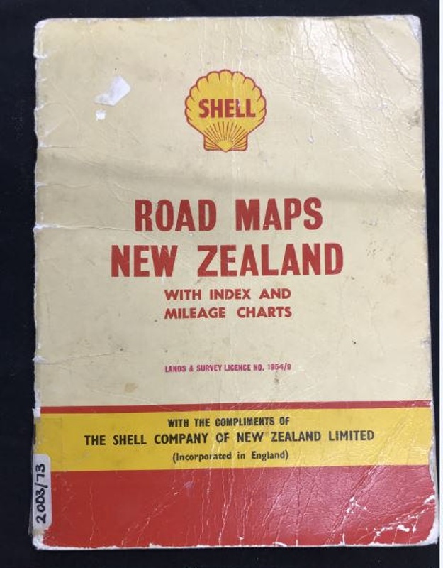 Book, Road Maps of New Zealand; The Shell Oil Co of New Zealand; ?1954 ...