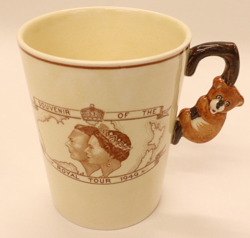 Mug - King George VI & Queen Elizabeth II Royal Tour 1949; Brentleigh ...