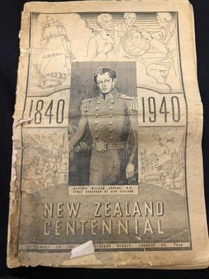 Booklet, 100 Years of News 1863 1963; The New Zealand Herald; 1940 ...