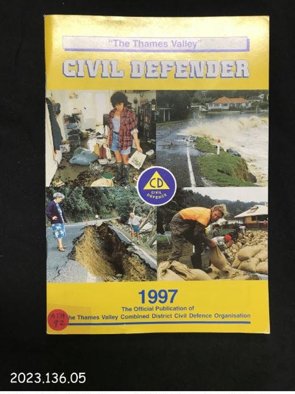 Booklet, Civil Defender; Thames Valley Combined District Civil Defence ...