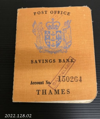 Book, Post Office Savings; New Zealand Post Office; 1990s; 2022.128.02 ...
