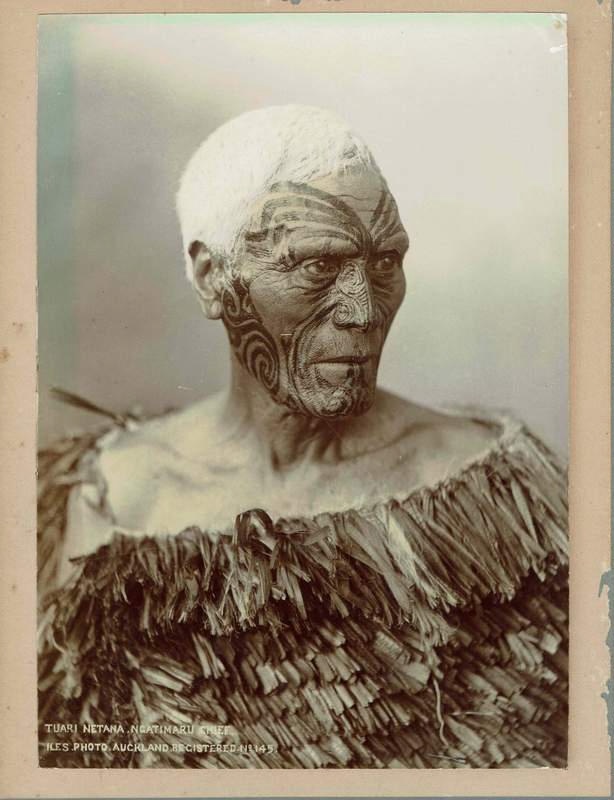 Photograph, Chief Tuari Netana; Iles; 1900s; 81.54f | eHive