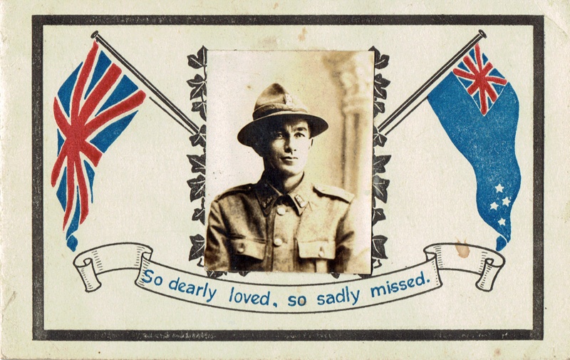 Remembrance Card, WWI Private H R Williams; 1918; 2021.045.09 | eHive