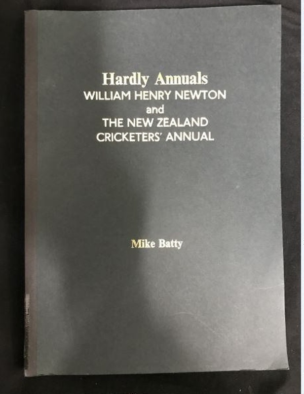 Book, William Henry Newton and the New Zealand Cricketers' Annual; Mike ...