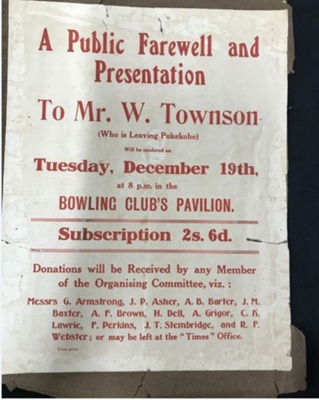 Poster; William Townson; 2022.070.06 | eHive