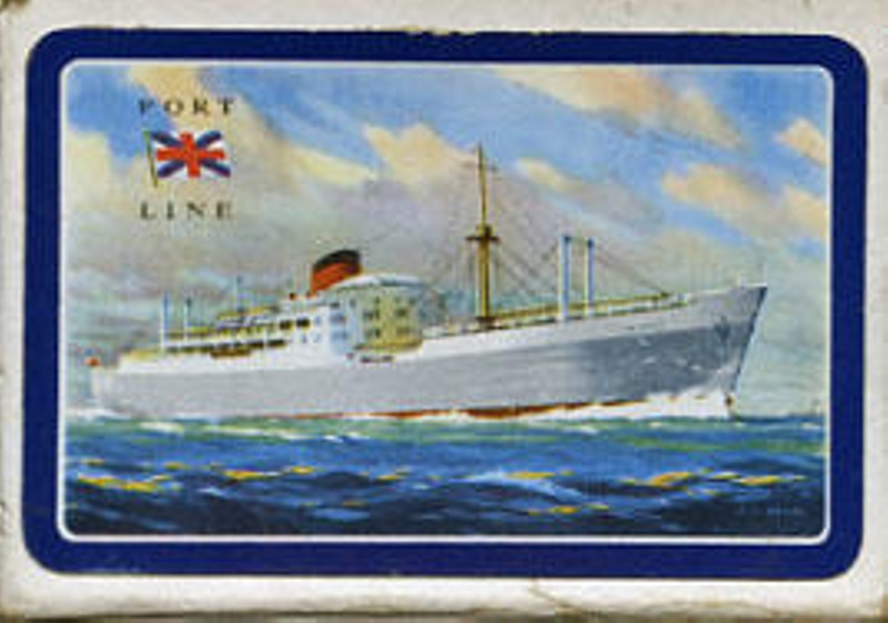 Playing cards, Port Line; 1979.1216.9 | eHive