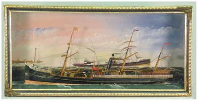 Model, Ship 'Claude Hamilton'; Not Researched; Unknown; 1990.2532.1 | eHive