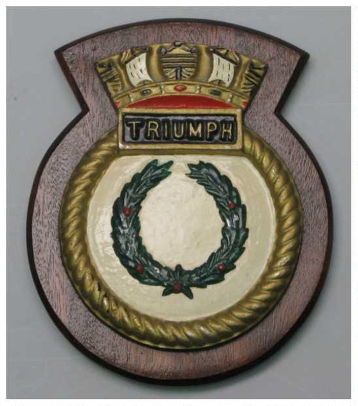 Plaque, HMS Triumph; 2005.4991.43 | eHive