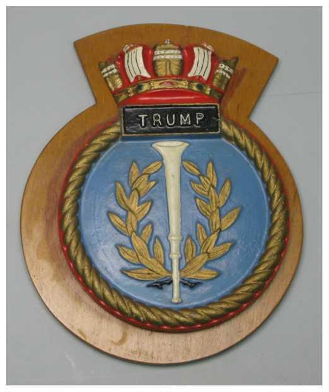 Plaque, HMS Trump; 2005.4991.45 | eHive