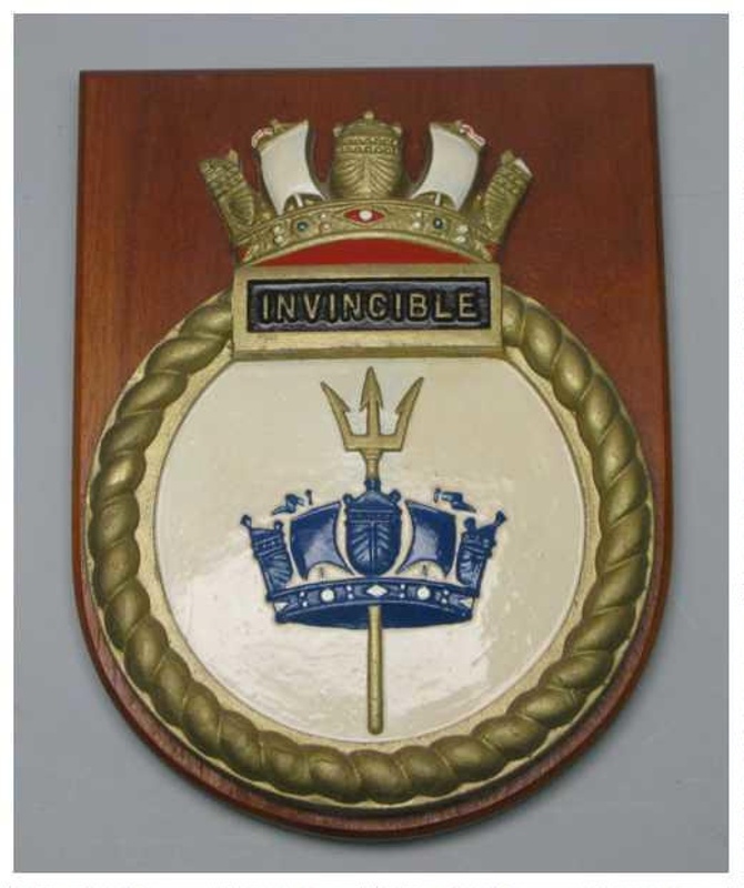 Plaque, HMS Invincible; 1994.3724.187 | eHive