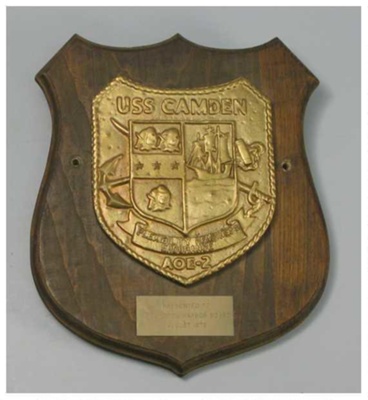 Plaque, USS Camden; 1994.3724.669 | eHive