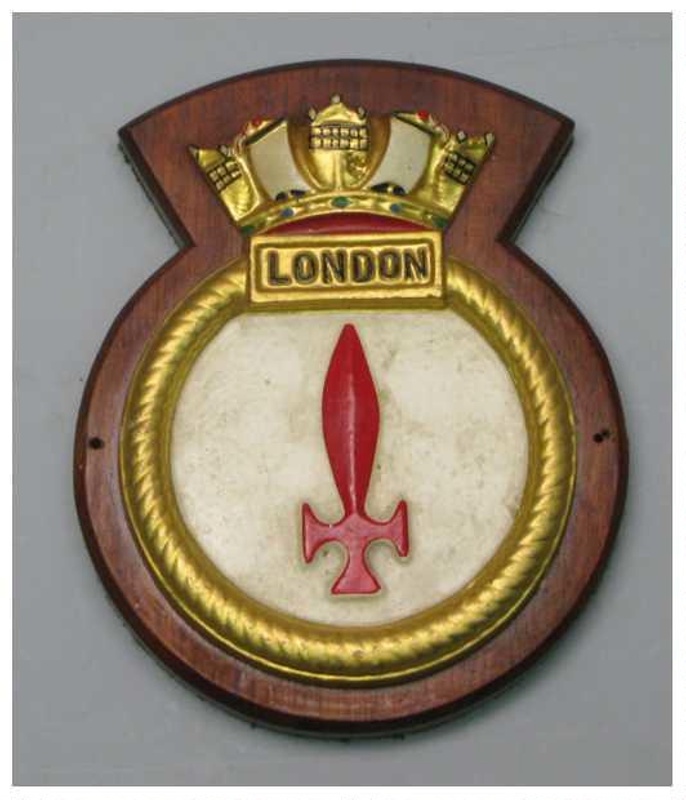 Plaque, HMS London; 2005.4991.66 | eHive