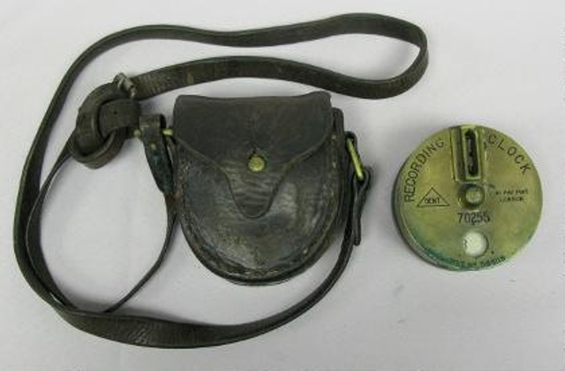 Brass recording clock; Dent Patent; 2000.4537.93 | eHive