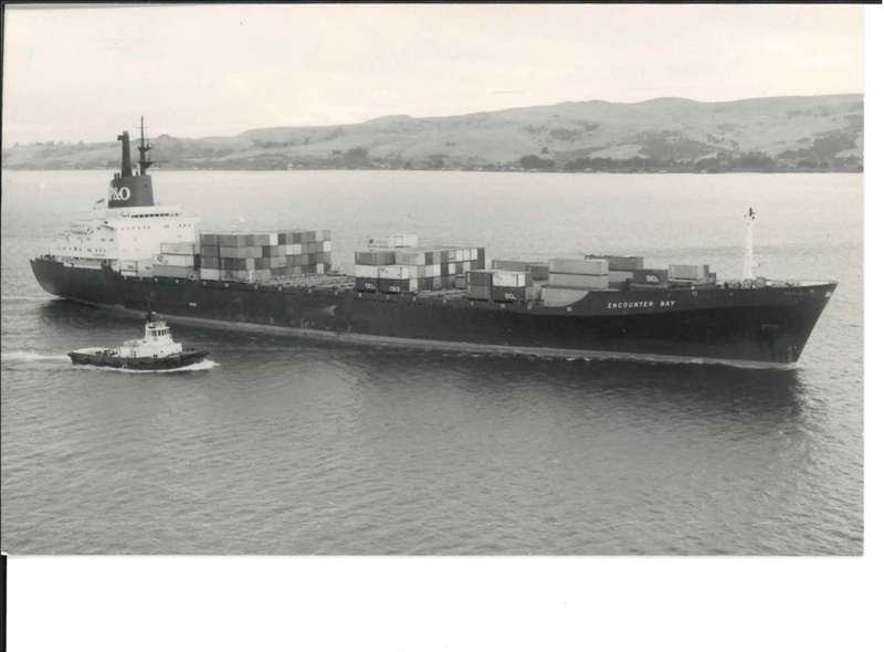 Photograph, container ship 'ENCOUNTER BAY'; BainWright; -; PC.15.15.01 ...