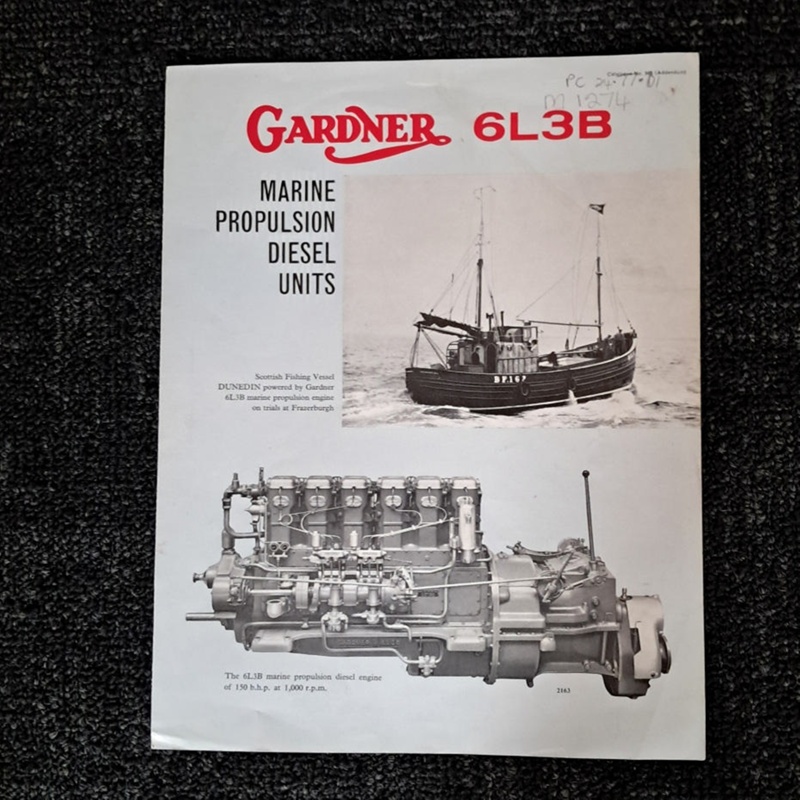 GARDNER 6L3B MARINE PROPULSION DIESEL UNITS; 1274.P3 | eHive