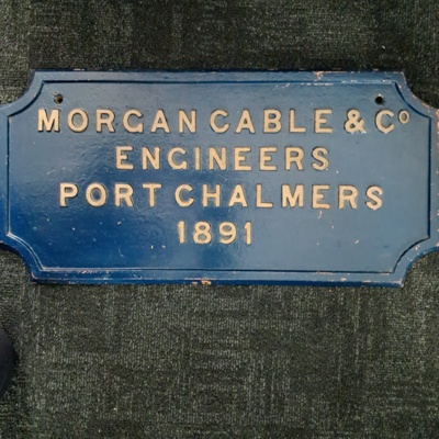 Name Plate - Morgan & Cable Co. Engineers; Morgan & Cable Co. Ltd.; PC ...