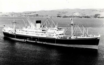 Photograph, passenger/refrigerated cargo ship "CORINTHIC"; BainWright ...