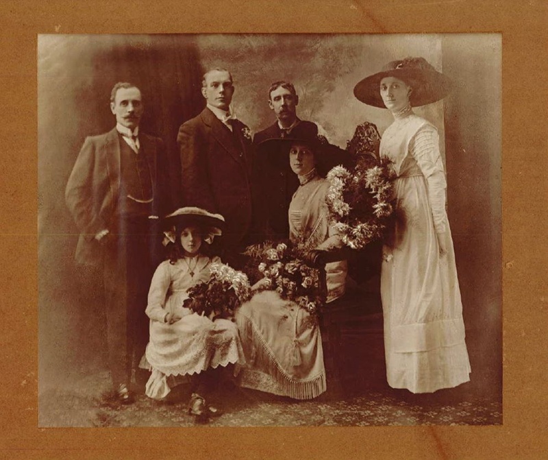 Lionel Percival Williams and his bride Mary (Polly) Williams nee ...