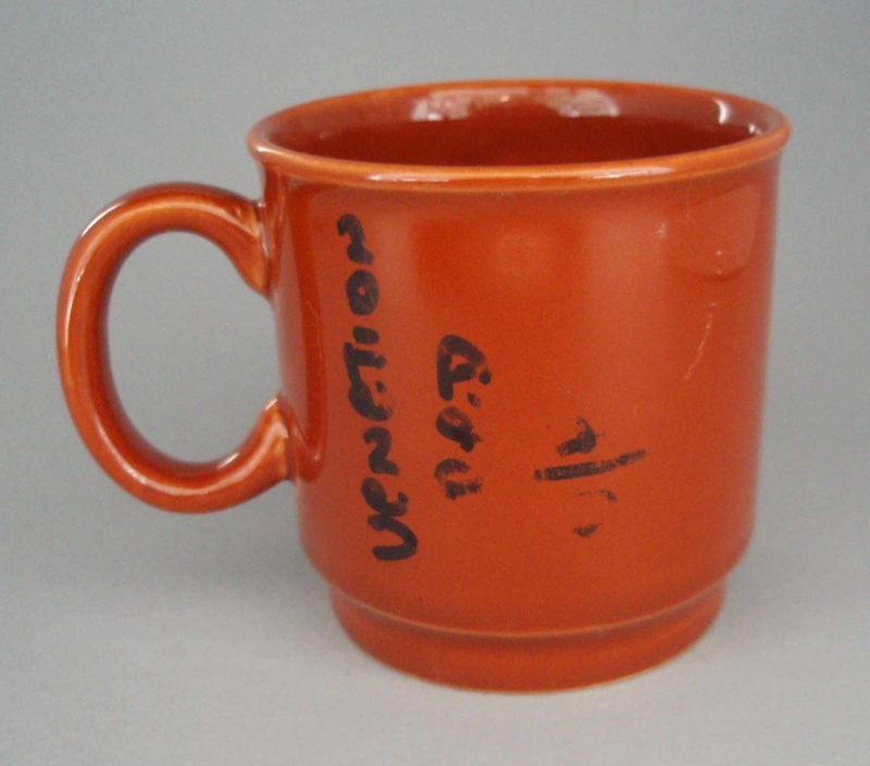 Mug - trial; Crown Lynn Potteries Limited; 1978-1989; 2008.1.1743 | eHive
