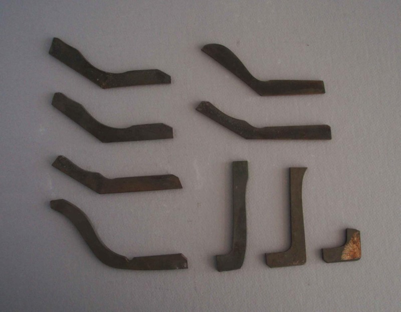 Shape profile tools; Crown Lynn Potteries Limited; 1979-1989; 2009.1.1984.1-9 | eHive