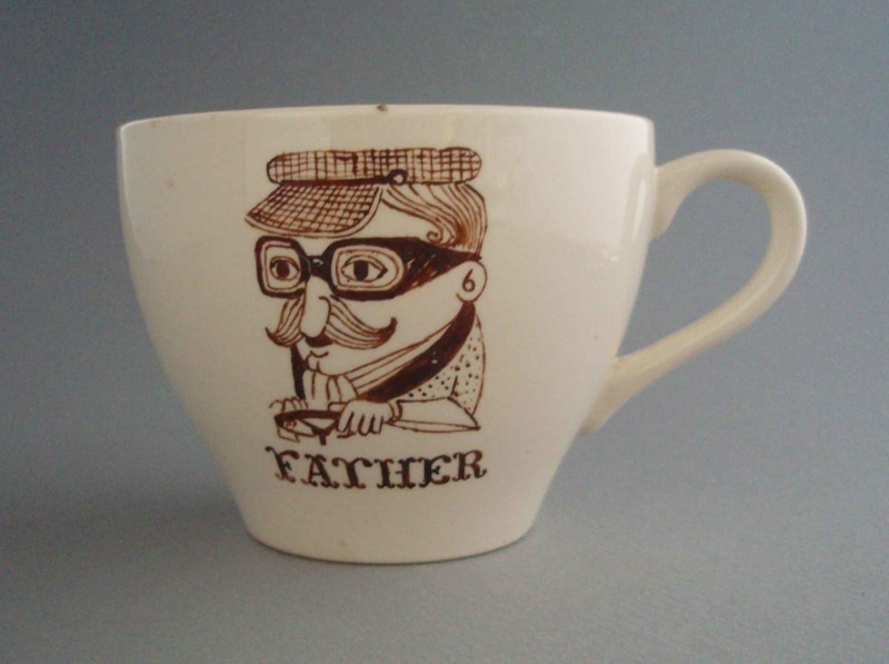 Cup - father; Crown Lynn Potteries Limited; 1966-1970; 2008.1.547 | eHive