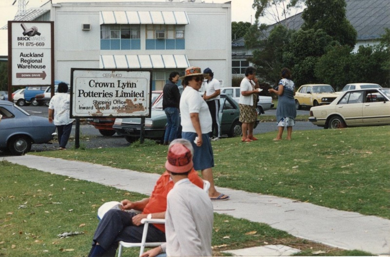 Photograph of 1989 strike at Crown Lynn; 1989; 2016.8.2 | eHive