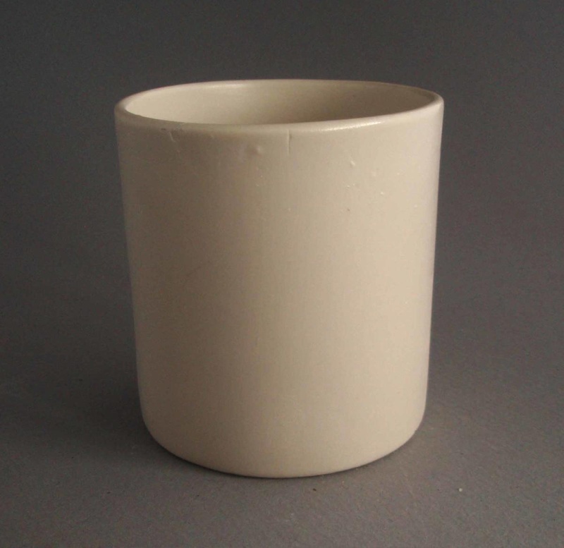 Pen pot - bisque; Crown Lynn Potteries Limited; 1970-1989; 2009.1.1602 | eHive
