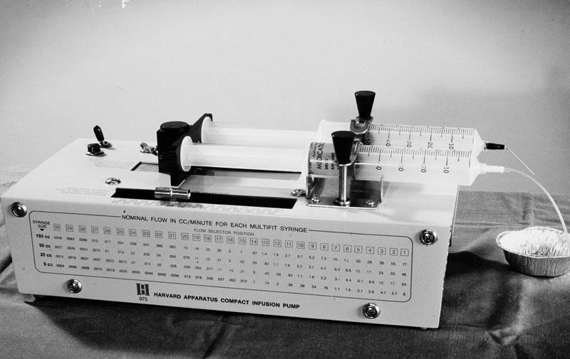 Photograph, Harvard apparatus compact infusion pump; Photographic Dept ...