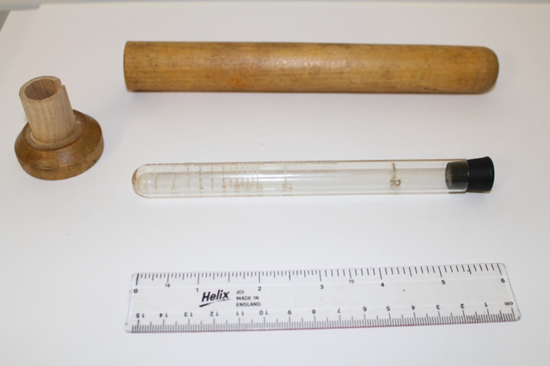 Esbach's Albuminometer in wood case; SGHT.2015.36 | eHive