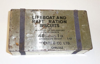 Lifeboat ration biscuits; Carr & Co. Ltd., Carlisle / Ministry of ...