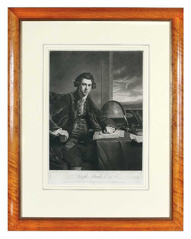 William Dickinson After Sir Joshua Reynolds ‘portrait Of Joseph Banks London Ehive