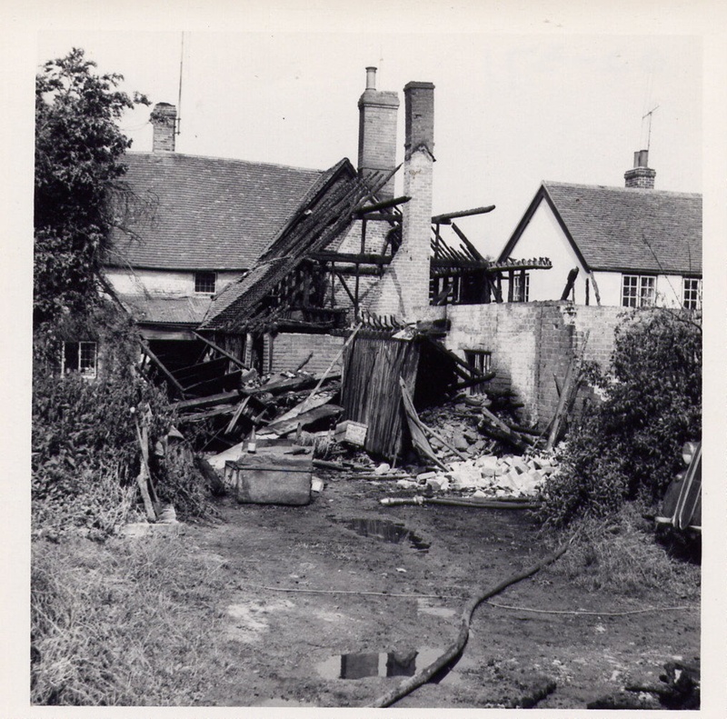 Fire at the rear of the Shop; EHHTM-2009-02266 | eHive