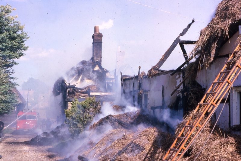Thatch Fire at Rising Sun Cottage. A series of almost 250 35 mm slides ...