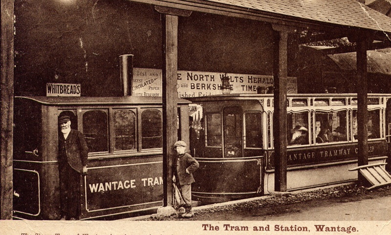The Wantage Tram at the Wantage Station Yard Mill Street; EHHTM-03-109 ...