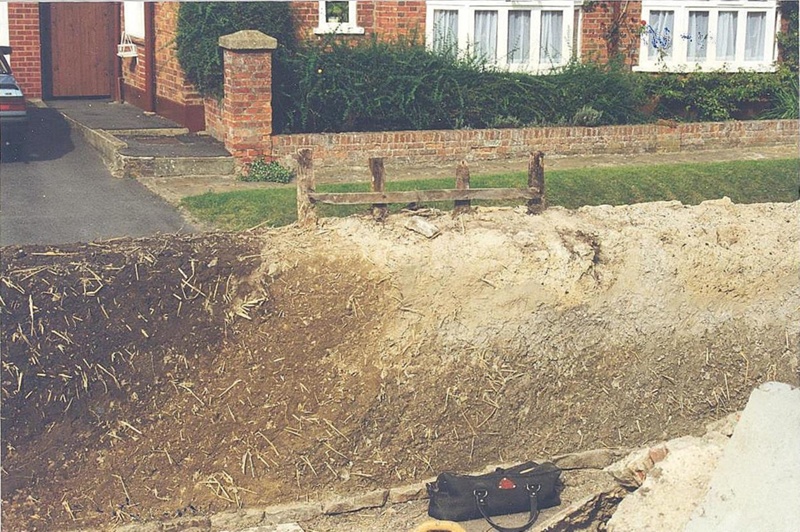 Thatched Wall renovation Star Cottage, Orchard Lane.; EHHTM-2010-0075 ...