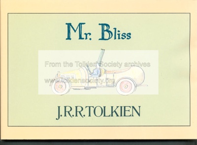 Mr. Bliss; Tolkien, J.R.R.; 2009.9.12 | eHive