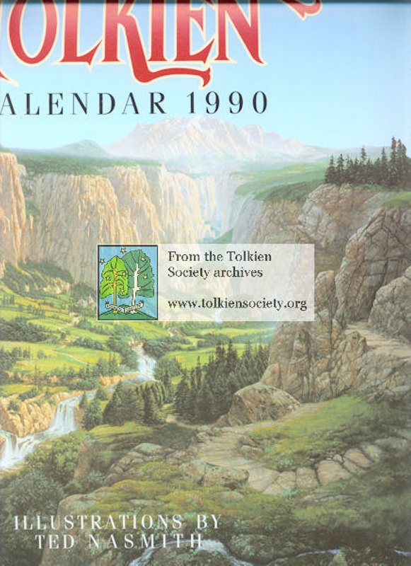 Tolkien Calendar 1990 illustrations by Ted Nasmith; Unwin Paperbacks ...
